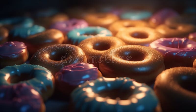 Candy Circle, a Sweet Indulgence Generated by AI Stock Illustration ...