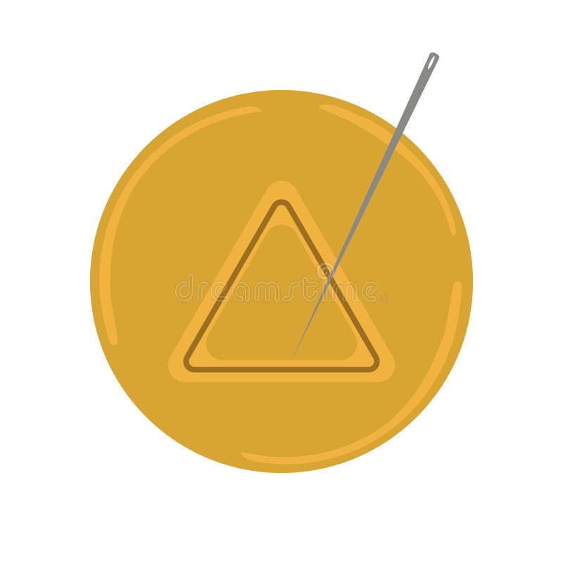 A Candy Circle with a Triangle in the Middle. the Squid Game Stock ...