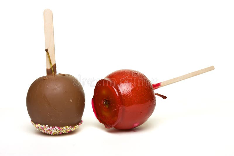 Candy Coated Apples stock photo. Image of sprinkles, isolated - 16485310