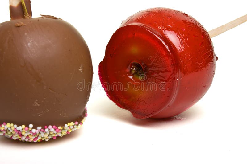 Candy Coated Apples stock image. Image of confection - 16485345