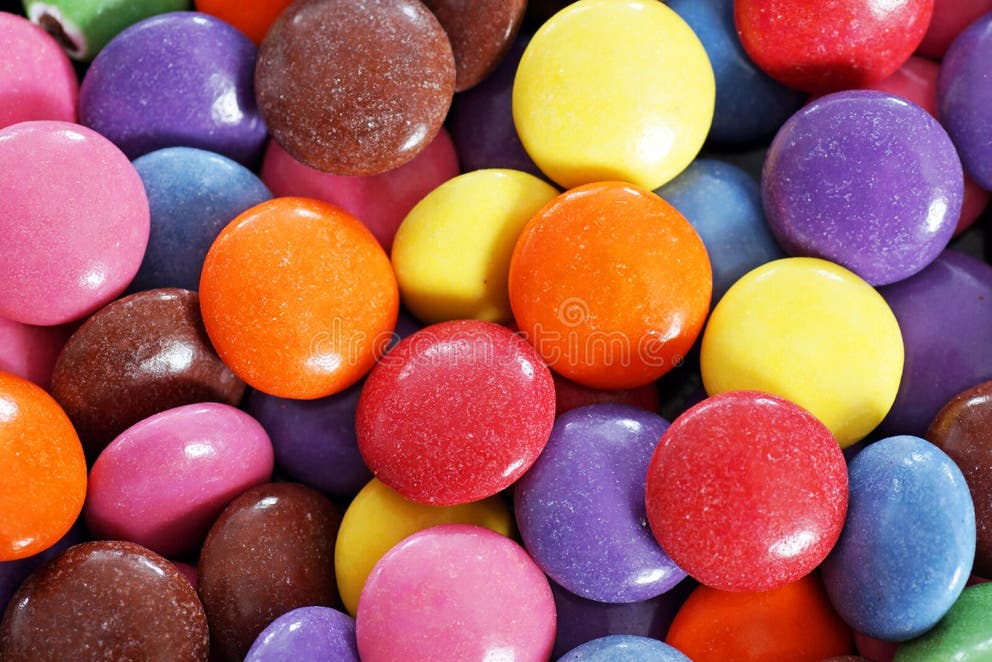 Candy coated chocolate stock photo. Image of color, snack - 38234366
