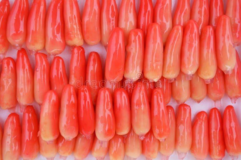 Candy coated red stock photo. Image of closeup, crunchy - 40764632