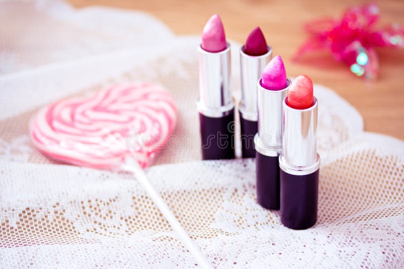 Candy color lipsticks stock photo. Image of lipgloss - 24087252