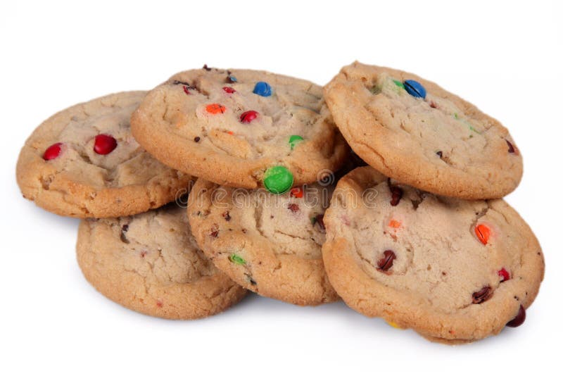 Candy Cookies stock image. Image of chocolate, brown - 44809321