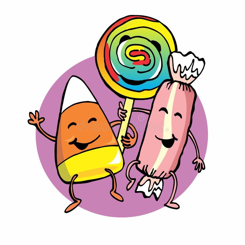 Candy Corn stock vector. Illustration of trio, sucker - 26562014
