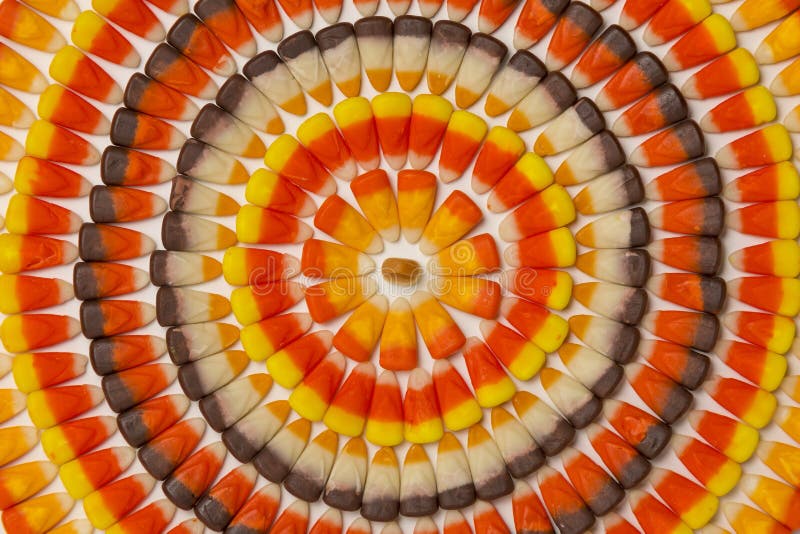 Candy Corn Circles stock image. Image of seasonal, pattern - 46065521