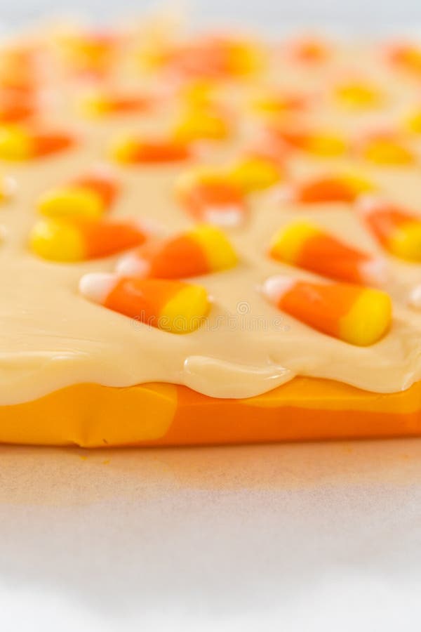 Candy corn fudge stock photo. Image of traditional, preparing - 261586500