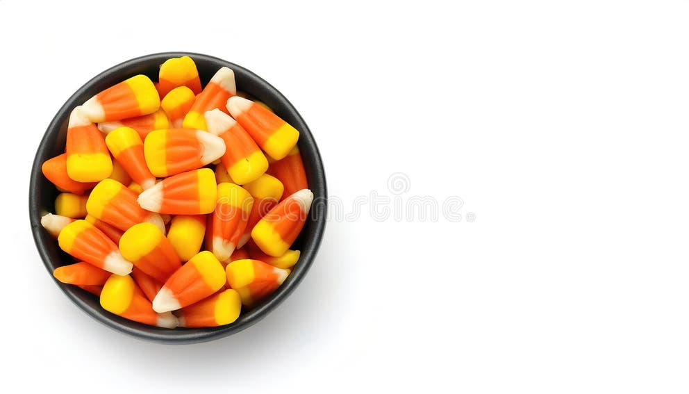 Candy Corn is a Small, Pyramid Shaped Candy, Divided into Three ...