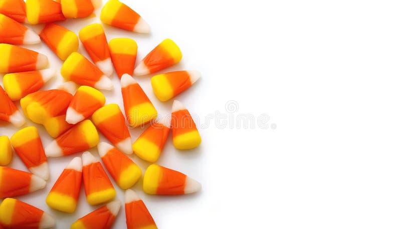 Candy Corn is a Small, Pyramid Shaped Candy, Divided into Three ...