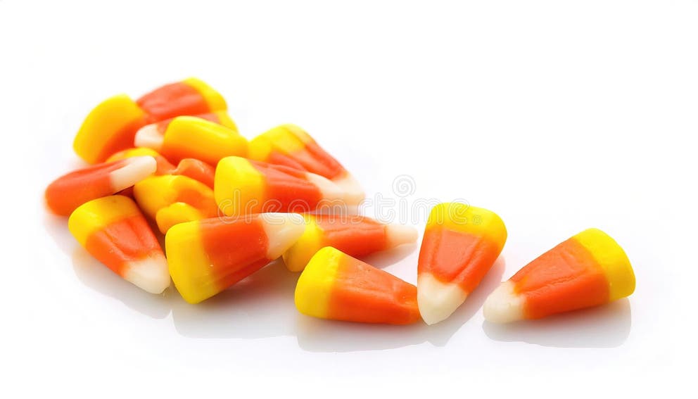 Candy Corn is a Small, Pyramid Shaped Candy, Divided into Three ...