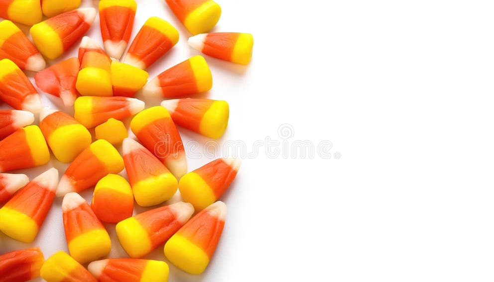 Candy Corn is a Small, Pyramid Shaped Candy, Divided into Three ...