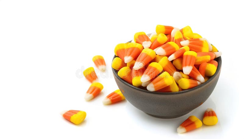 Candy Corn is a Small, Pyramid Shaped Candy, Divided into Three ...
