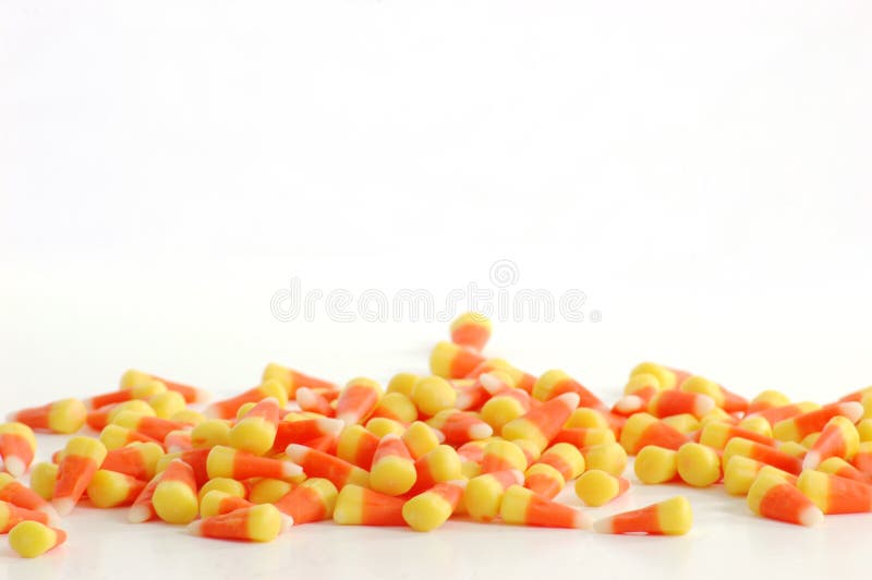 Candy Corn on White Backdrop Stock Photo - Image of snack, food: 2751588