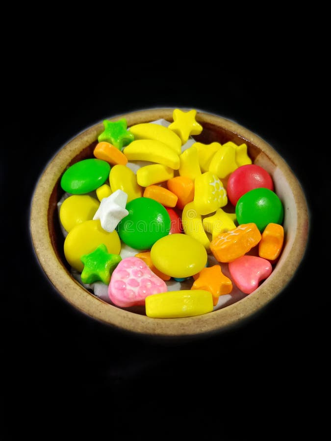 Candy Cup All Colour Sweet Candy Stock Image - Image of sweet, candy ...