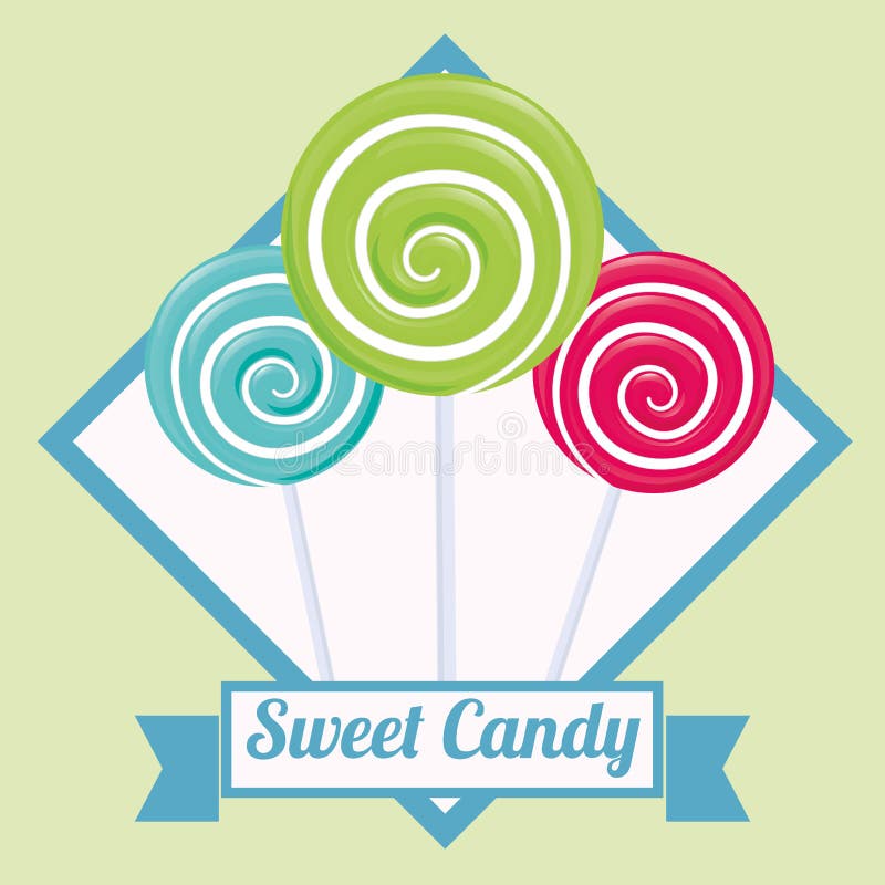 Candy digital design. stock vector. Illustration of gastronomy - 58823112