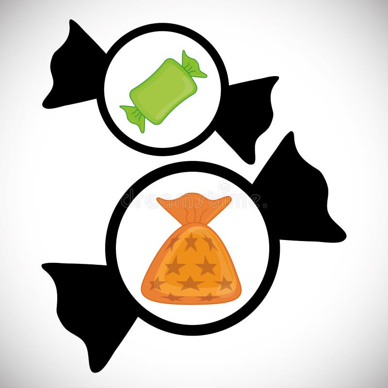 Candy digital design. stock vector. Illustration of gastronomy - 58823112