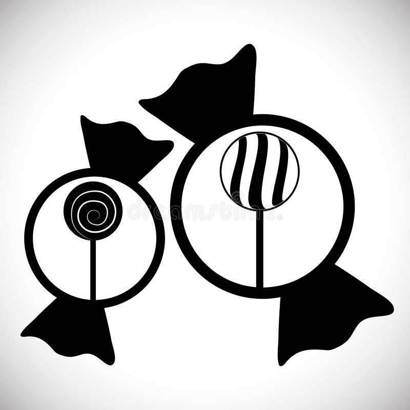 Candy digital design. stock vector. Illustration of gastronomy - 58823112