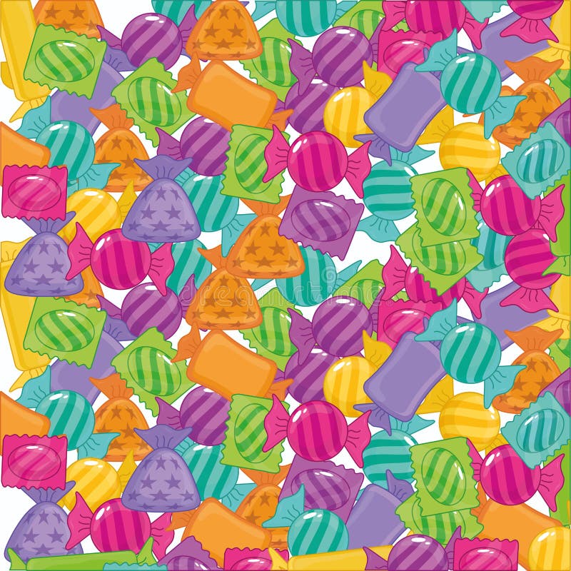 Candy design stock vector. Illustration of dessert, bonbon - 59042540