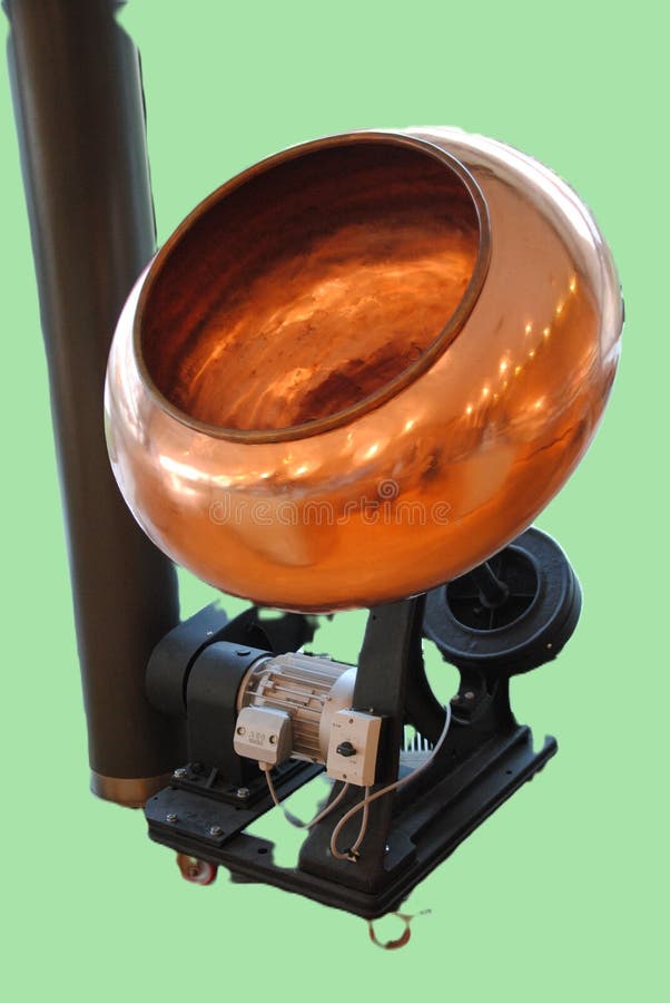 Candy Dragee Making Machine. Green Background. Stock Image - Image of ...