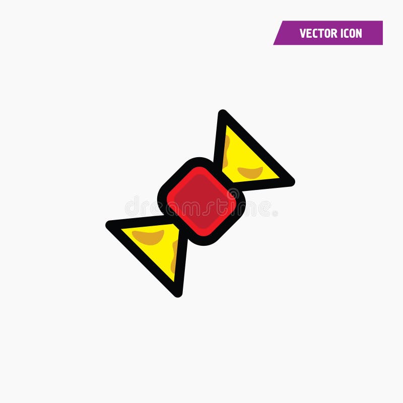 Colorful Candy Flat Icon. Colorful Candy Flat Icon. Stock Vector ...