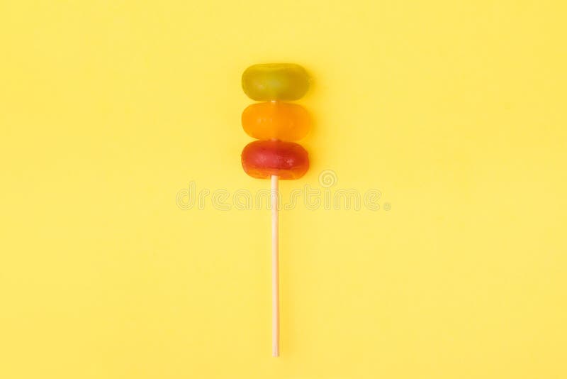 Candy in the Form of a Traffic Light Stock Image - Image of chewy ...