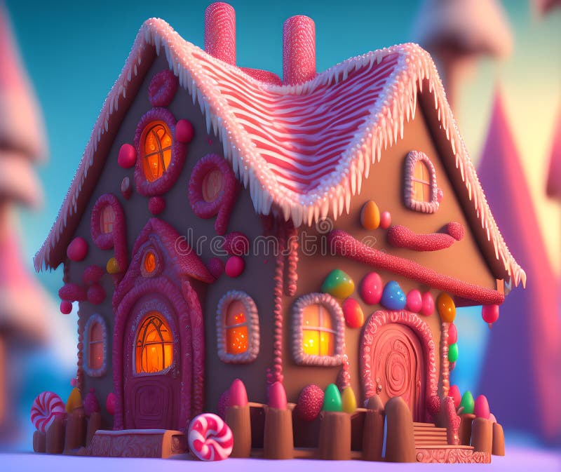 Gingerbread Castle Stock Illustrations – 552 Gingerbread Castle Stock ...