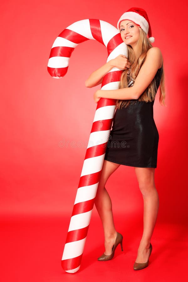 Candy and a girl stock image. Image of attractive, expression - 12007275