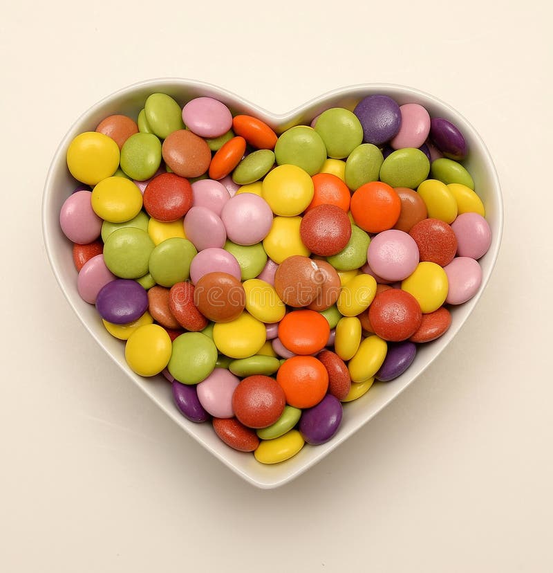 Heart Shaped Candy stock image. Image of chocolate, lips - 18440997