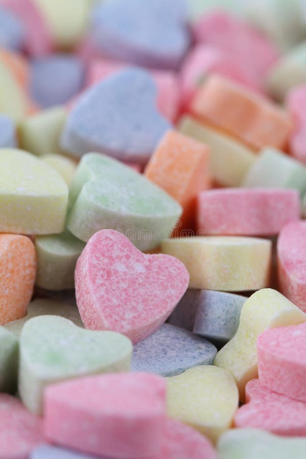 Candy Heart Background (8.2mp Image) Stock Photo - Image of blue ...
