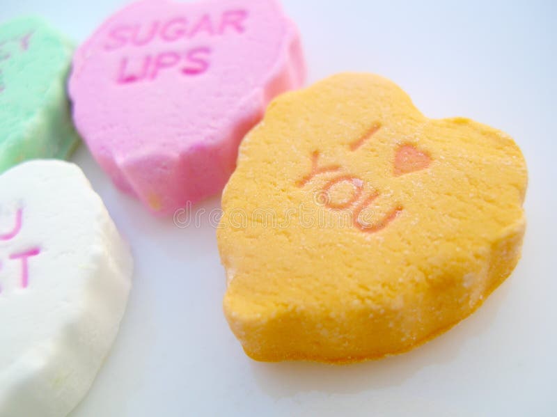 Candy Conversation Hearts - Get Real Stock Photo - Image of romantic ...
