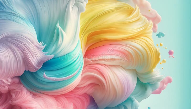 Candy and Ice Cream Composition. UI UX Background Stock Illustration ...