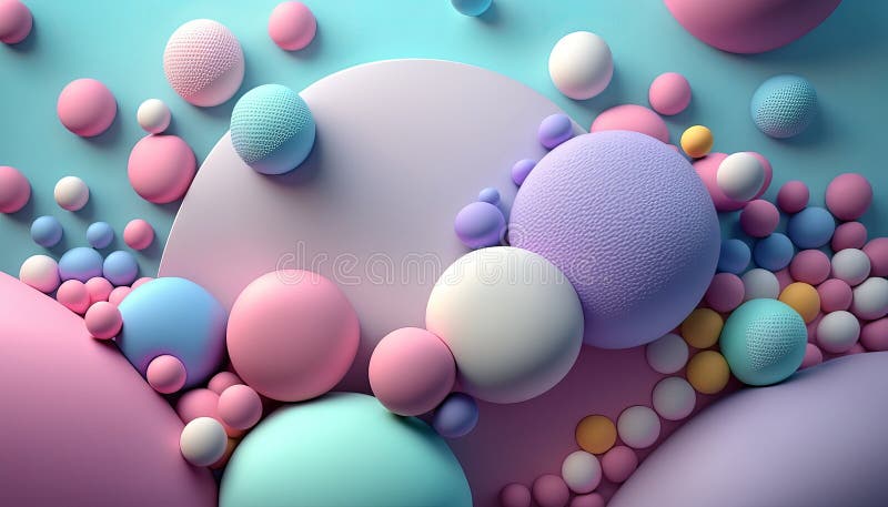 Candy and Ice Cream Composition. UI UX Background Stock Image - Image ...