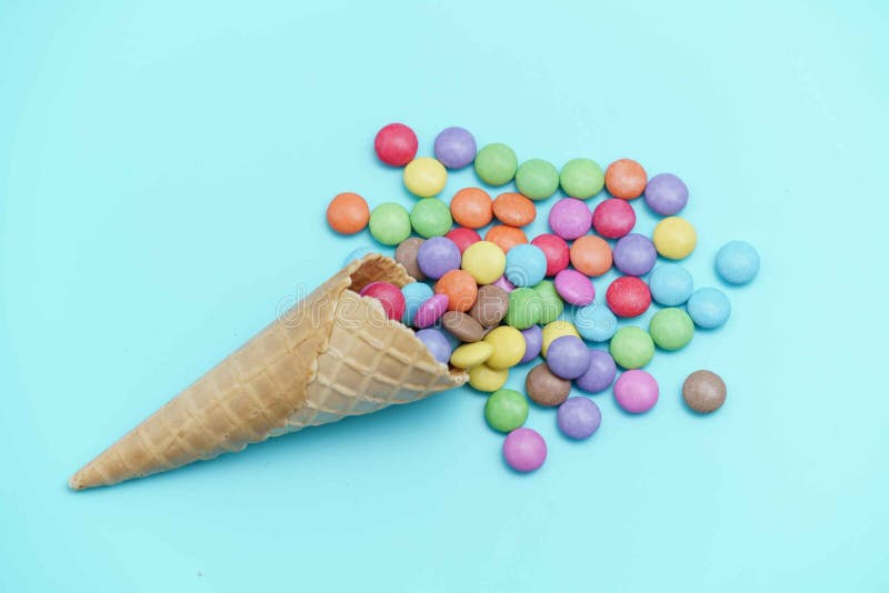 Candy Ice Cream Cone stock image. Image of playfulness - 330413757