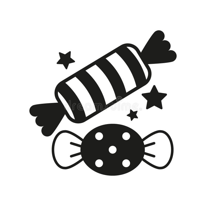 Candy Icon. Simple Vector Illustration Stock Vector - Illustration of ...