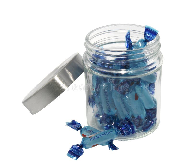 Candy Jar stock image. Image of peppermint, wrapper, stripped - 796967