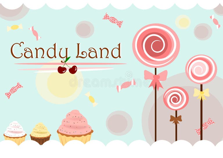 Candy Land Chocolate Stock Illustrations – 1,807 Candy Land Chocolate ...