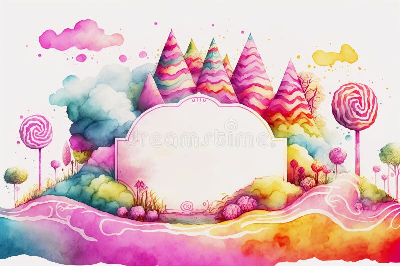 Candy Land Pastel Stock Illustrations – 301 Candy Land Pastel Stock ...