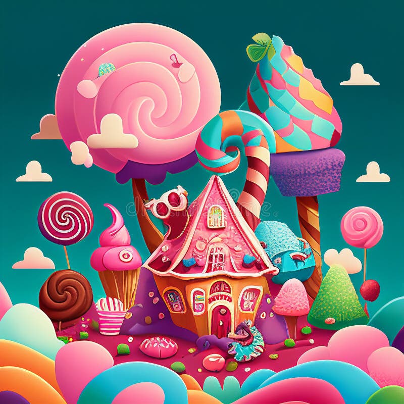 Candyland Ai Generated Stock Photos - Free & Royalty-Free Stock Photos ...