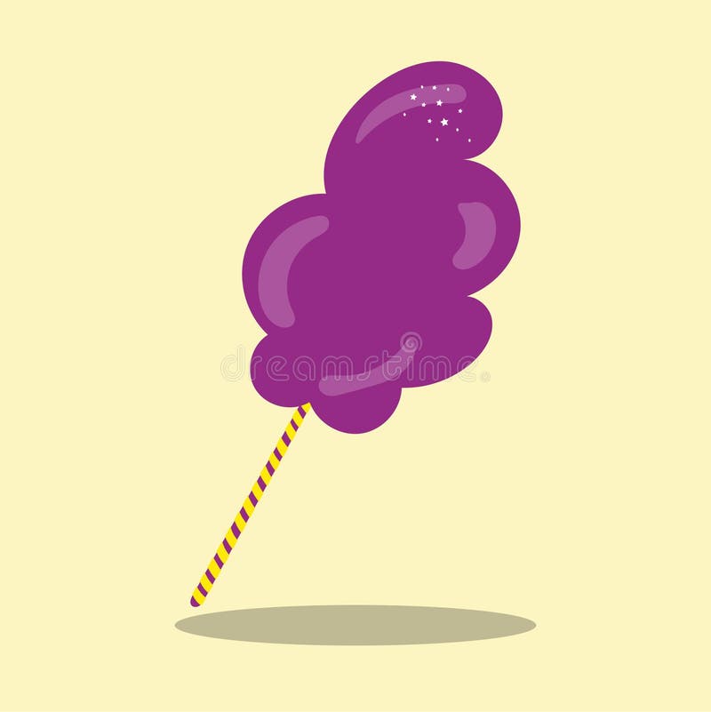 Candy land purple stick 28 stock vector. Illustration of vector - 198984309