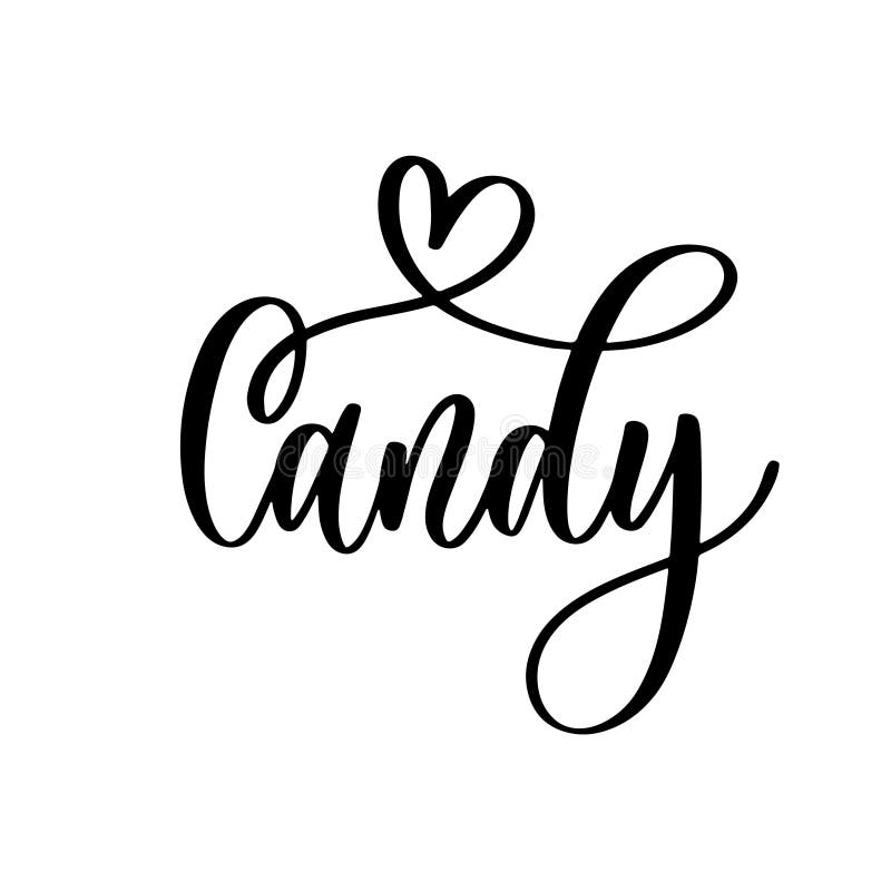 Candy Lettering Stock Illustrations – 17,065 Candy Lettering Stock ...