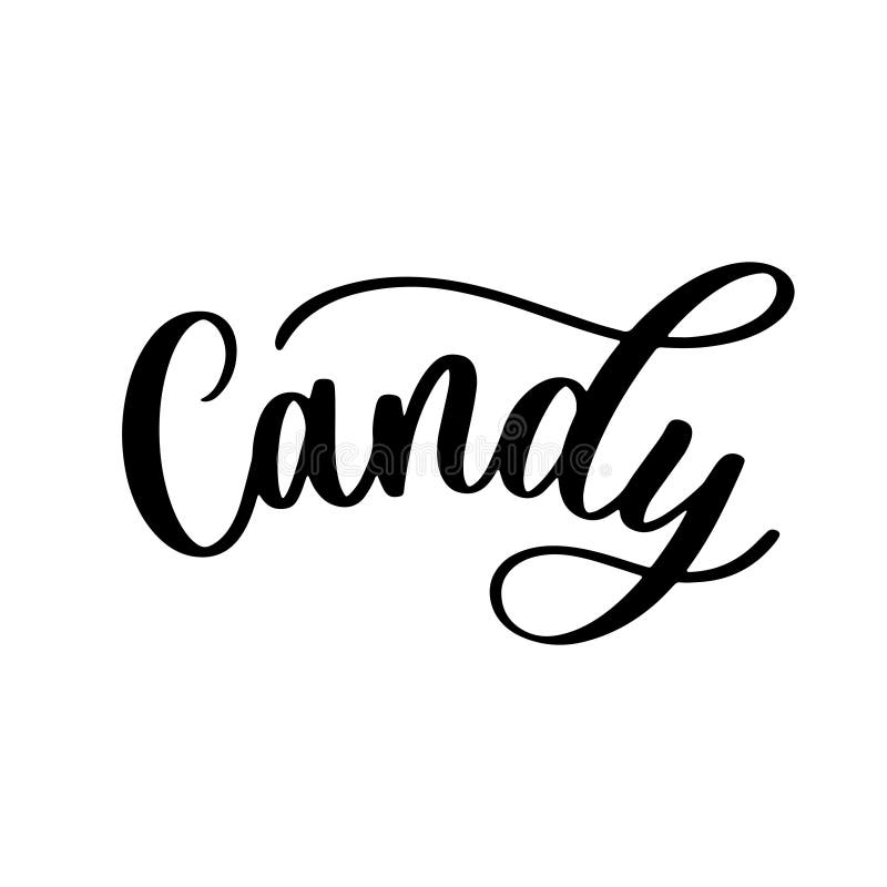 Candy Lettering Stock Illustrations – 13,546 Candy Lettering Stock ...