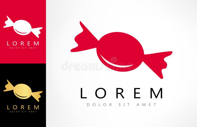 Candy logo vector stock vector. Illustration of emblem - 111014343