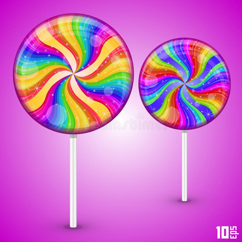 Candy Lollipop Alphabet Letters and Numbers Stock Vector - Illustration ...