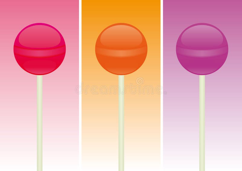 Candy Lollipop Alphabet Letters and Numbers Stock Vector - Illustration ...