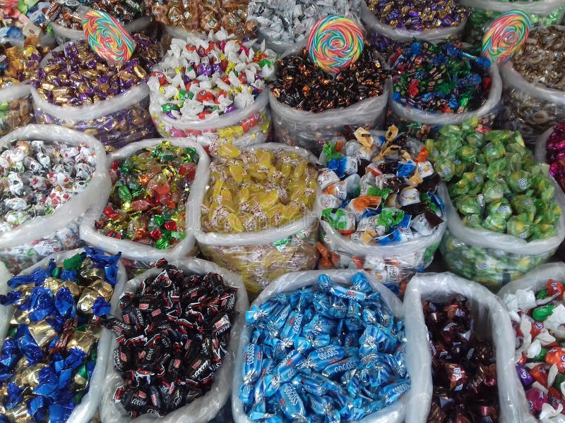 Candy editorial photo. Image of food, candy, sugar, bags - 99814671