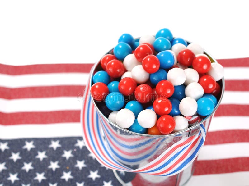 Candy on national flag stock photo. Image of remember - 35766076