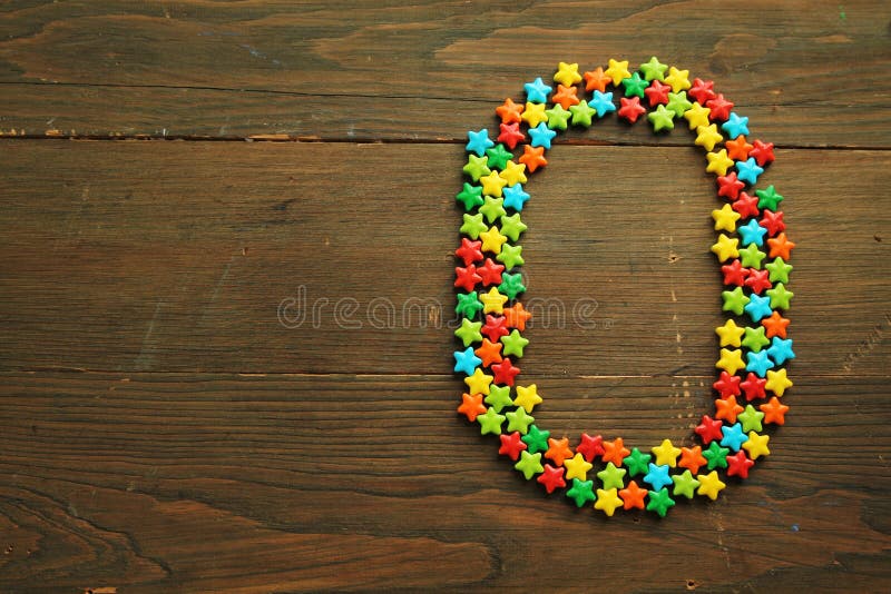 Candy number six stock photo. Image of original, script - 23046036