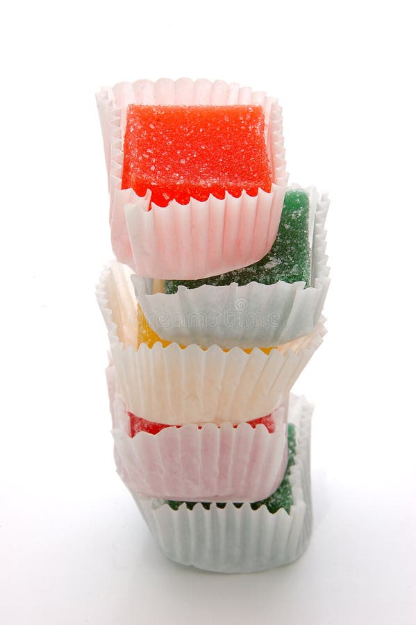 Candy Over White stock photo. Image of stack, paper, pile - 201446
