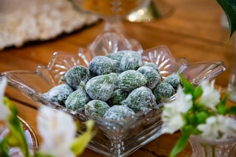 Candy Packaged and Arranged in a Container. Stock Photo - Image of ...