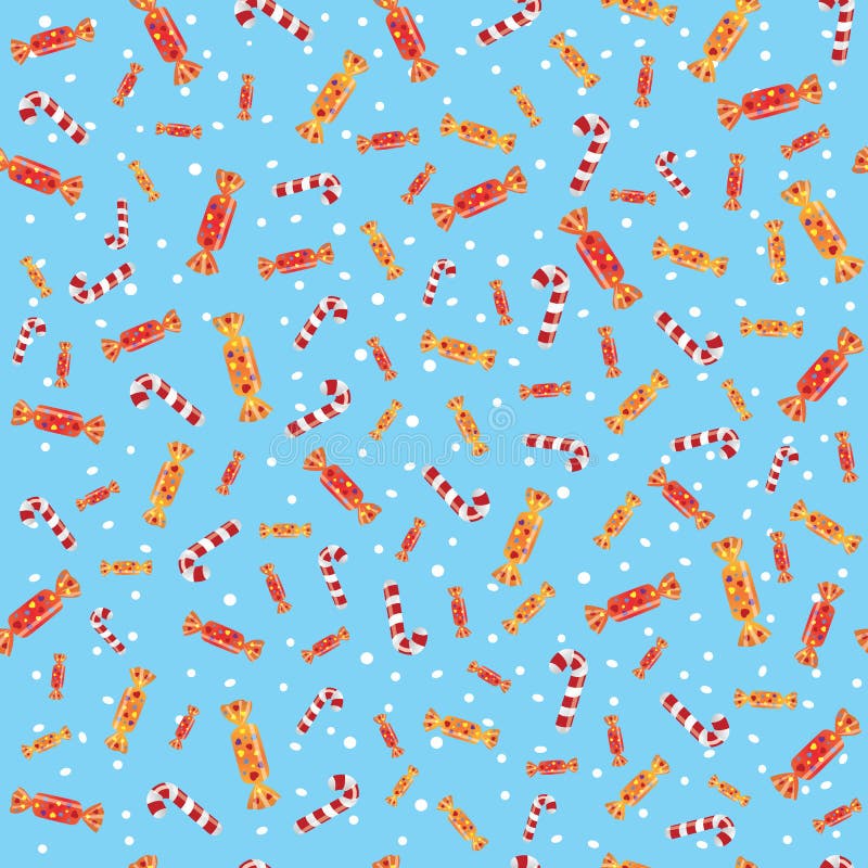 Candy Pattern. Seamless Pattern Stock Vector - Illustration of design ...